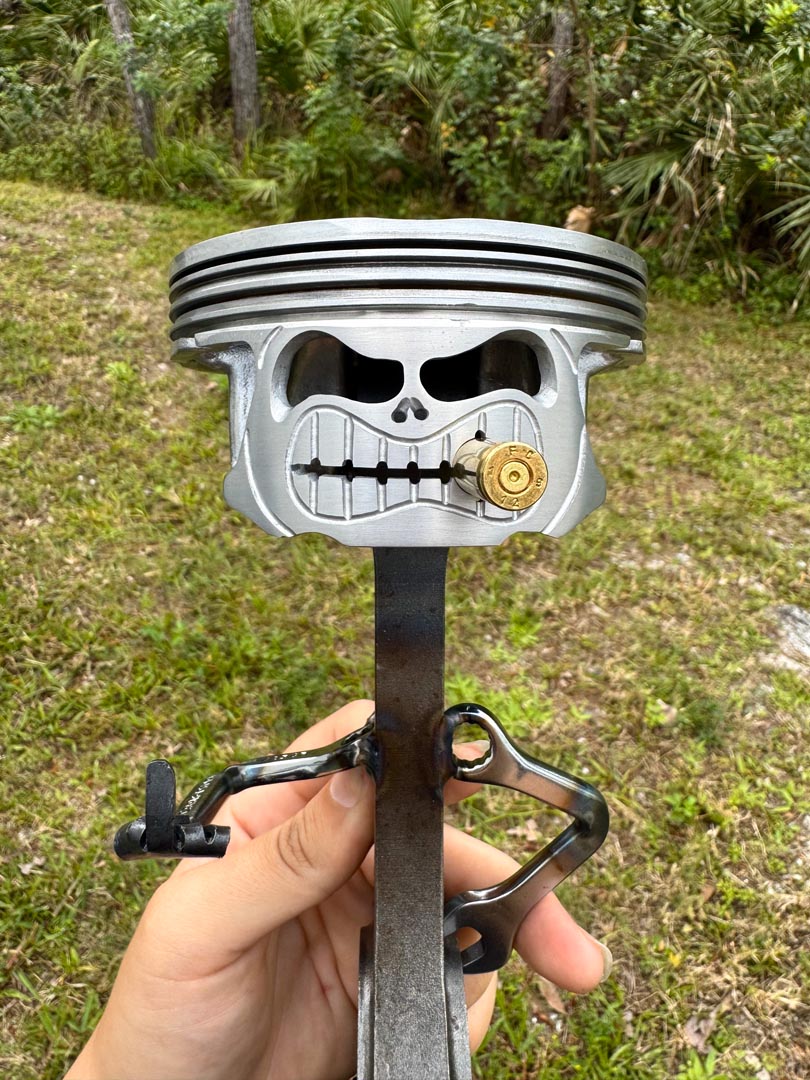 Carved Piston - Middle Finger - Metals By Morgan