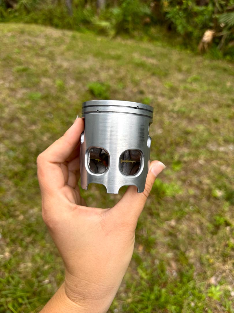 Carved Piston - Without Gear Stand - Metals By Morgan