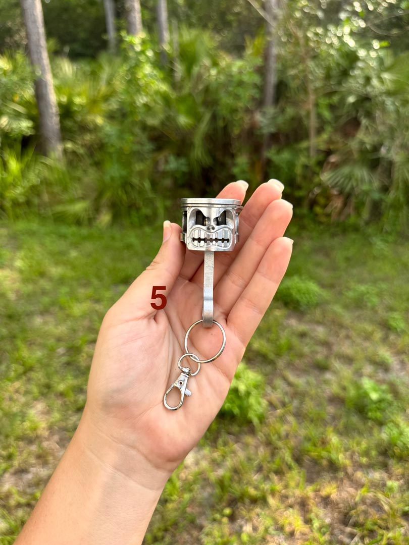 Mini-Piston Keychains - Metals By Morgan
